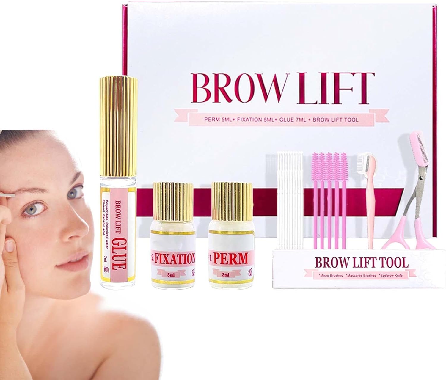 Eyebrow Lift Kit - Professional Semi-Permanent Eyebrow Curling Kit ...