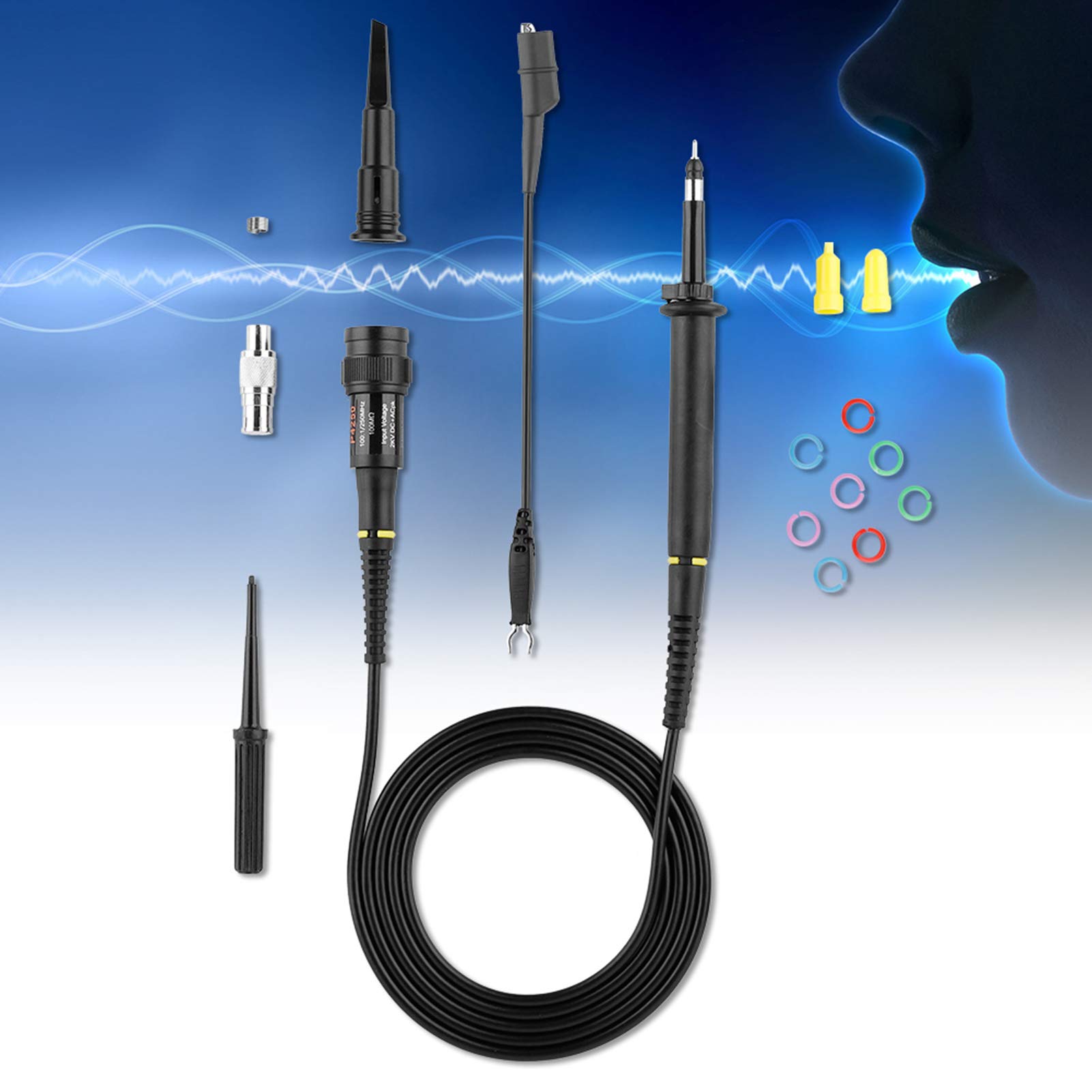 Detachable Digital Oscilloscope Probe for Lilip P4250 100:1 2KV 250MHz ...