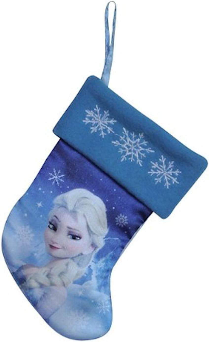 Amazon.com: Disney's Frozen Holiday Mini Christmas Stocking Featuring ...