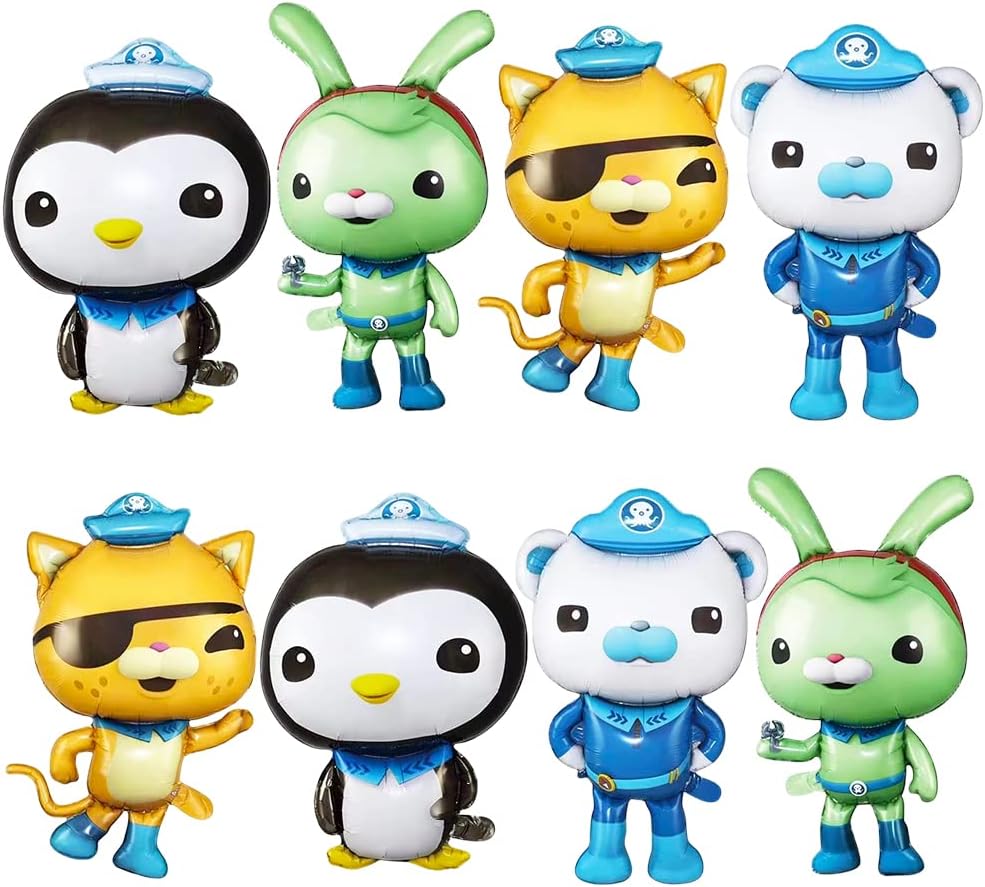Octonauts Party Balloons, Kids' Birthday Decoration Supplies, Aluminum ...
