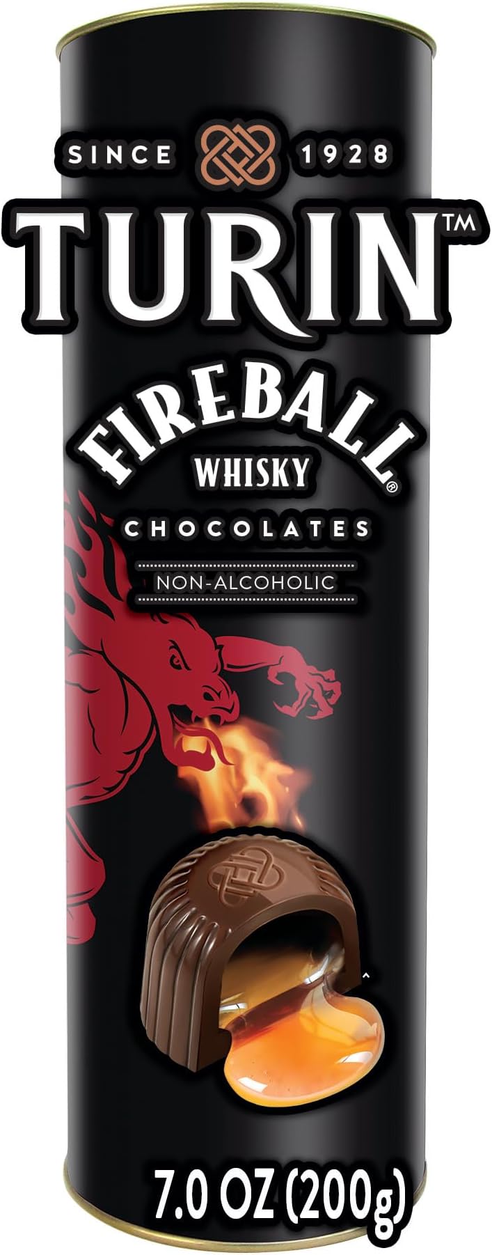 Amazon.com: Turin Fireball Dark Chocolate Truffles, Dark Chocolates ...
