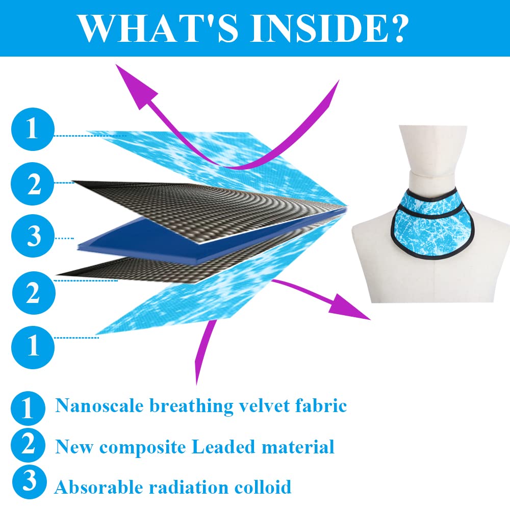 Snapklik.com : Lead Radiation Thyroid Shield Collar Cover, Blue Lead ...