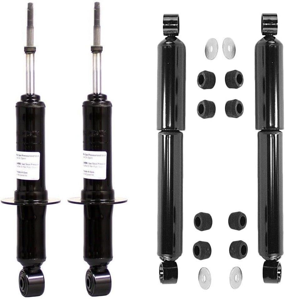 Amazon.com: Replacement Front and Rear Struts and Shocks Kit Mechanics ...