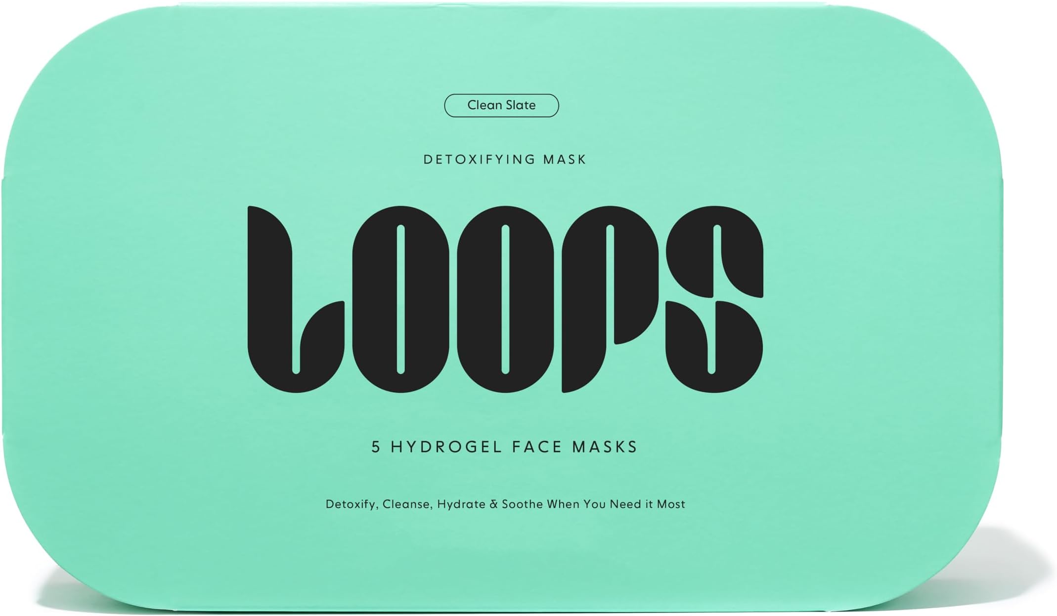 Amazon.com : LOOPS CLEAN SLATE - Detoxifying Hydrogel Face Mask ...