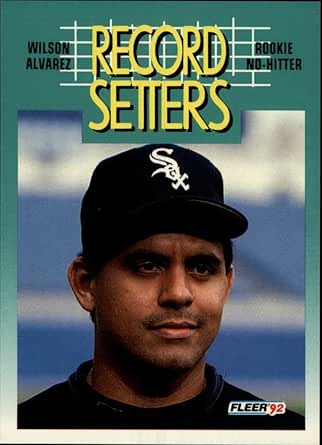 Amazon.com: 1992 Fleer Baseball Card #684 Wilson Alvarez : Collectibles ...
