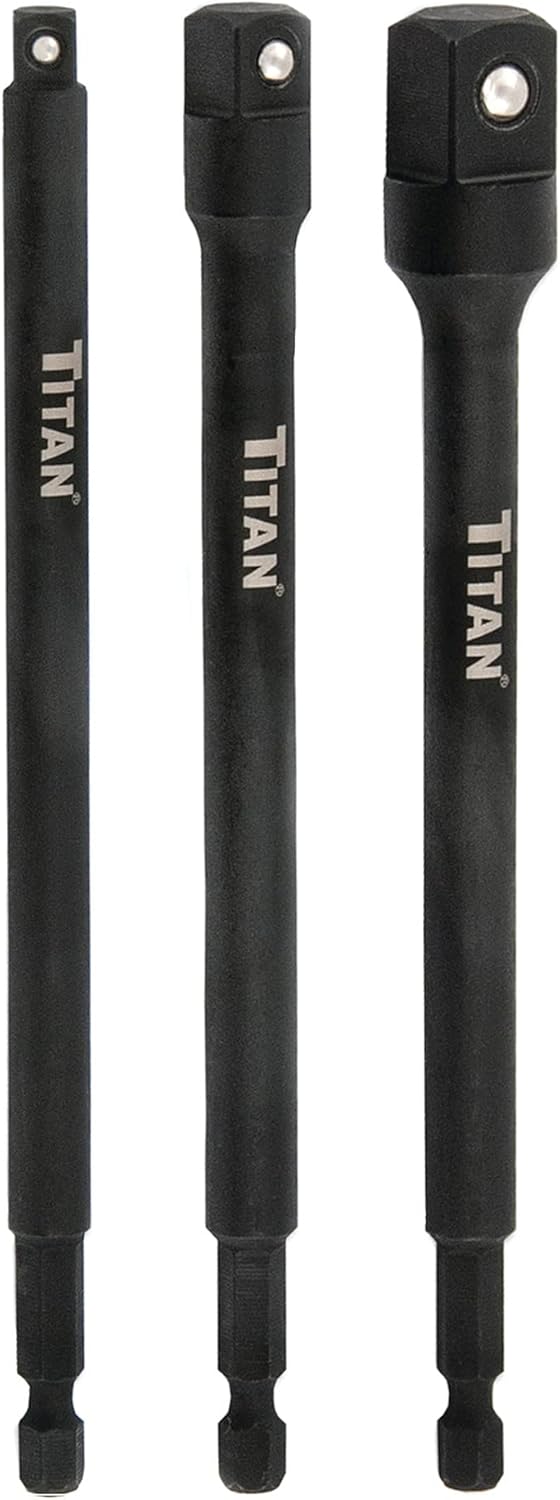 Titan 12086 3-Piece 6-Inch Long Socket Adapter Set : Amazon.ca: Tools ...