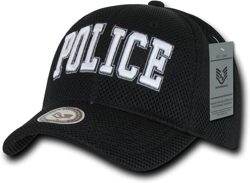Amazon.com: Rapiddominance Police Air Mesh Public Safety Cap : Clothing ...