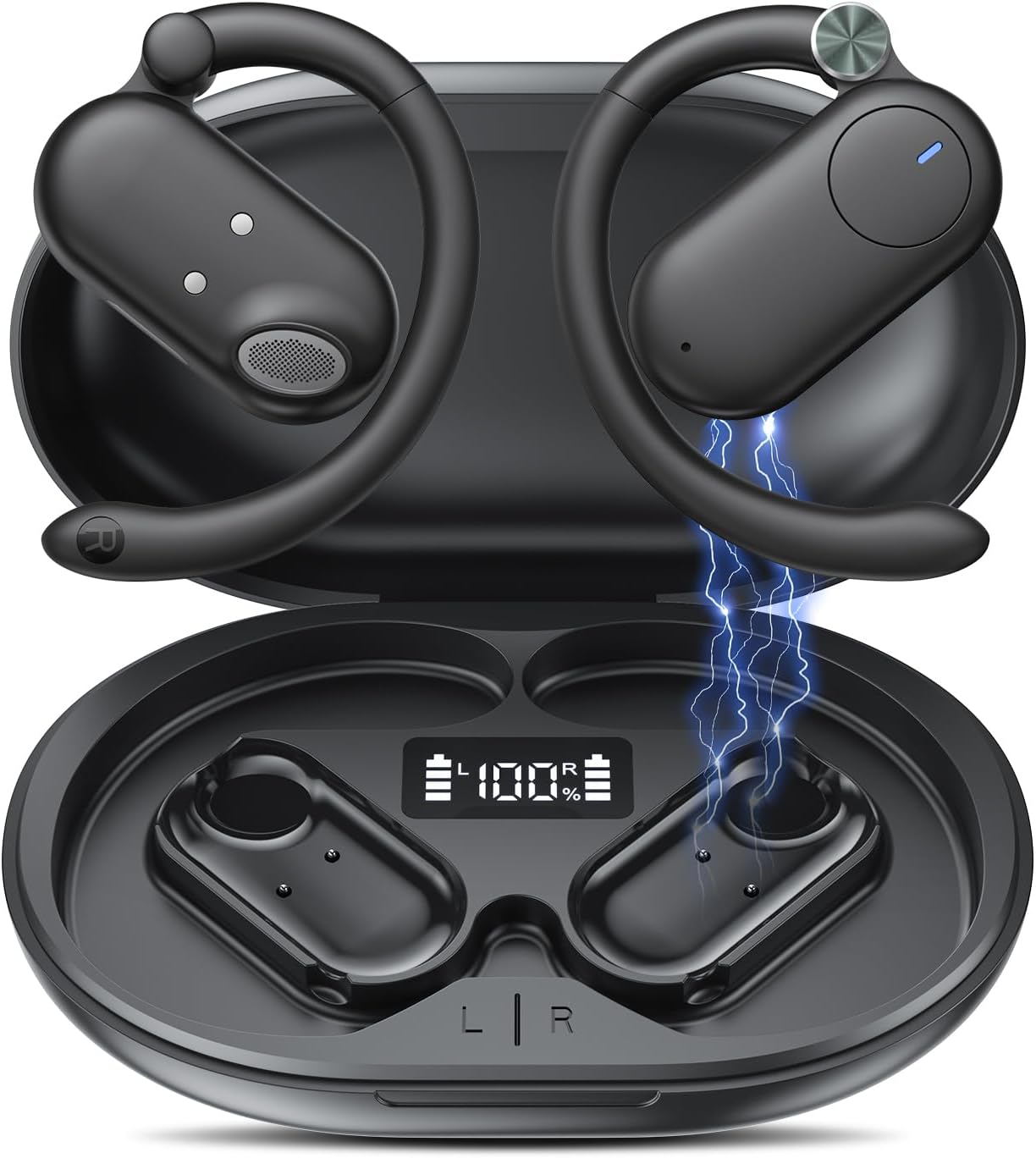 Amazon.com: Open Ear Headphones, Bluetooth Earbuds, Open Ear Earbuds ...