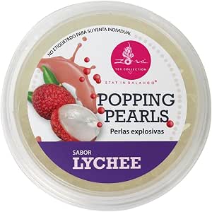 Zoma Tea Collection - POPPING PEARLS LYCHEE 450g - Fruta tropical lichi ...
