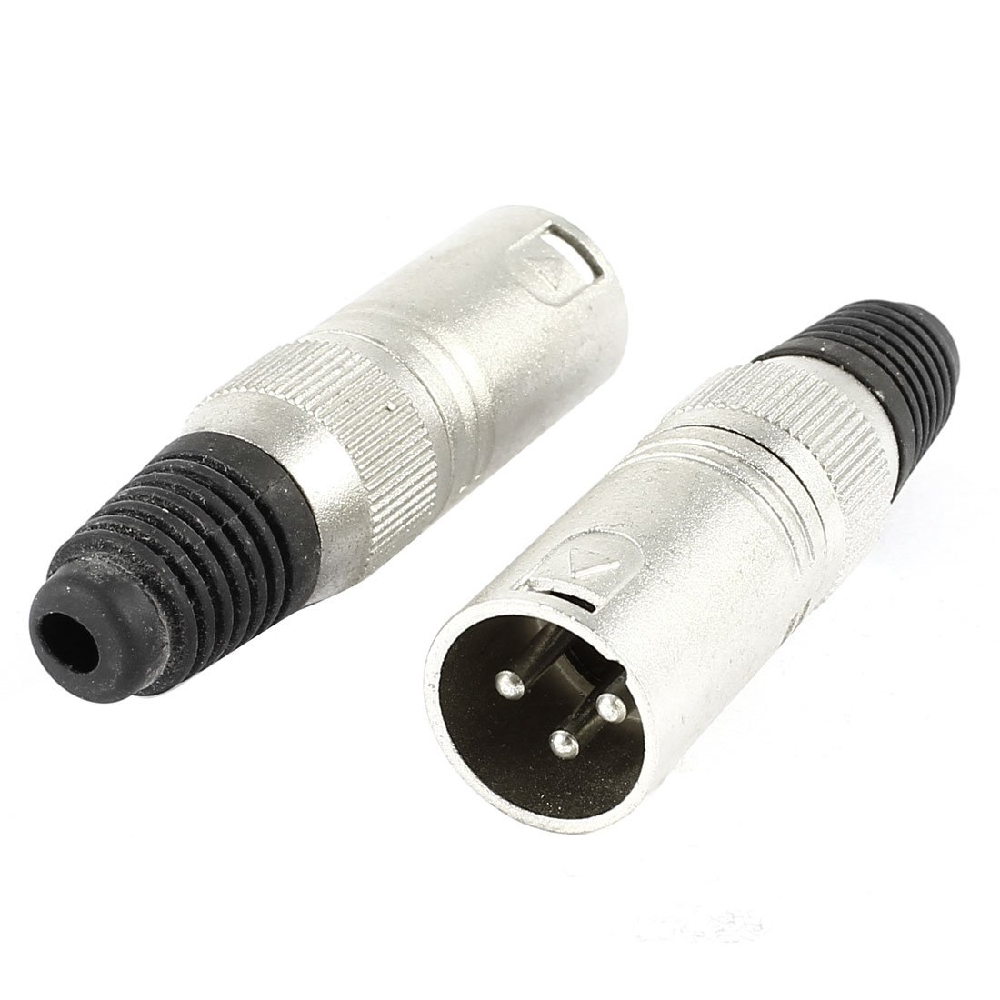 Amazon.com: Qtqgoitem XLR 3-Terminal Male Jack Mic Microphone Audio ...