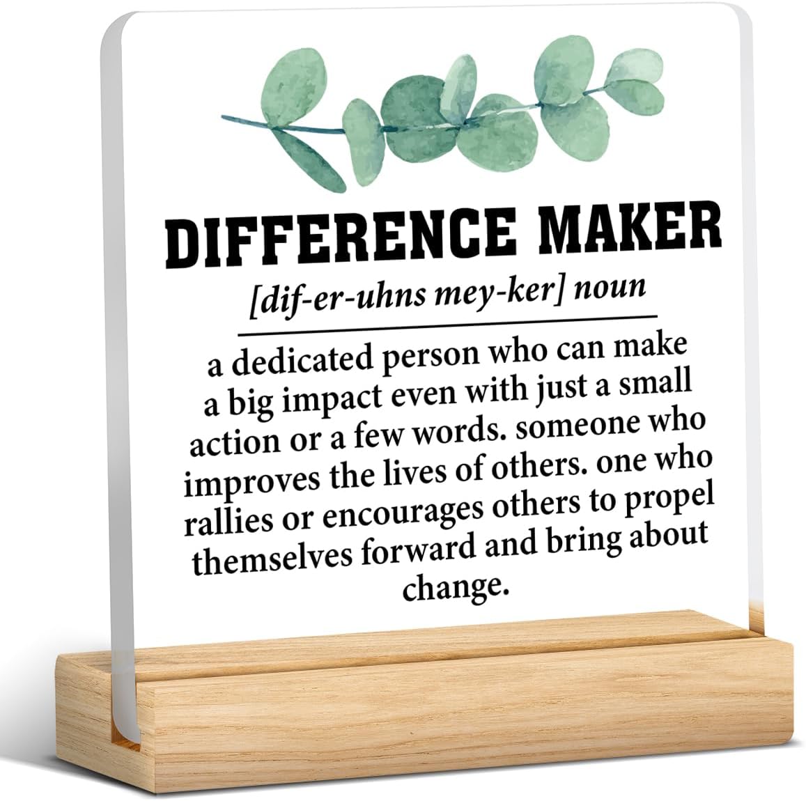 Amazon.com: Difference Maker Gift for Men Women, Appreciation Gifts for ...