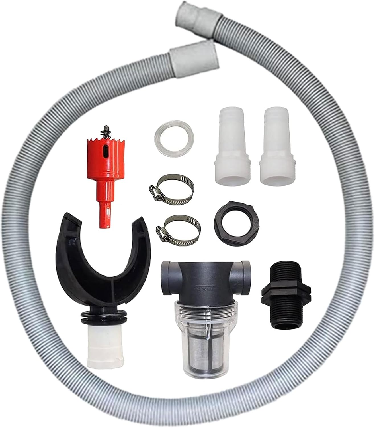 Amazon.com : Rain Barrel Diverter and Parts Kit, Water Collection ...