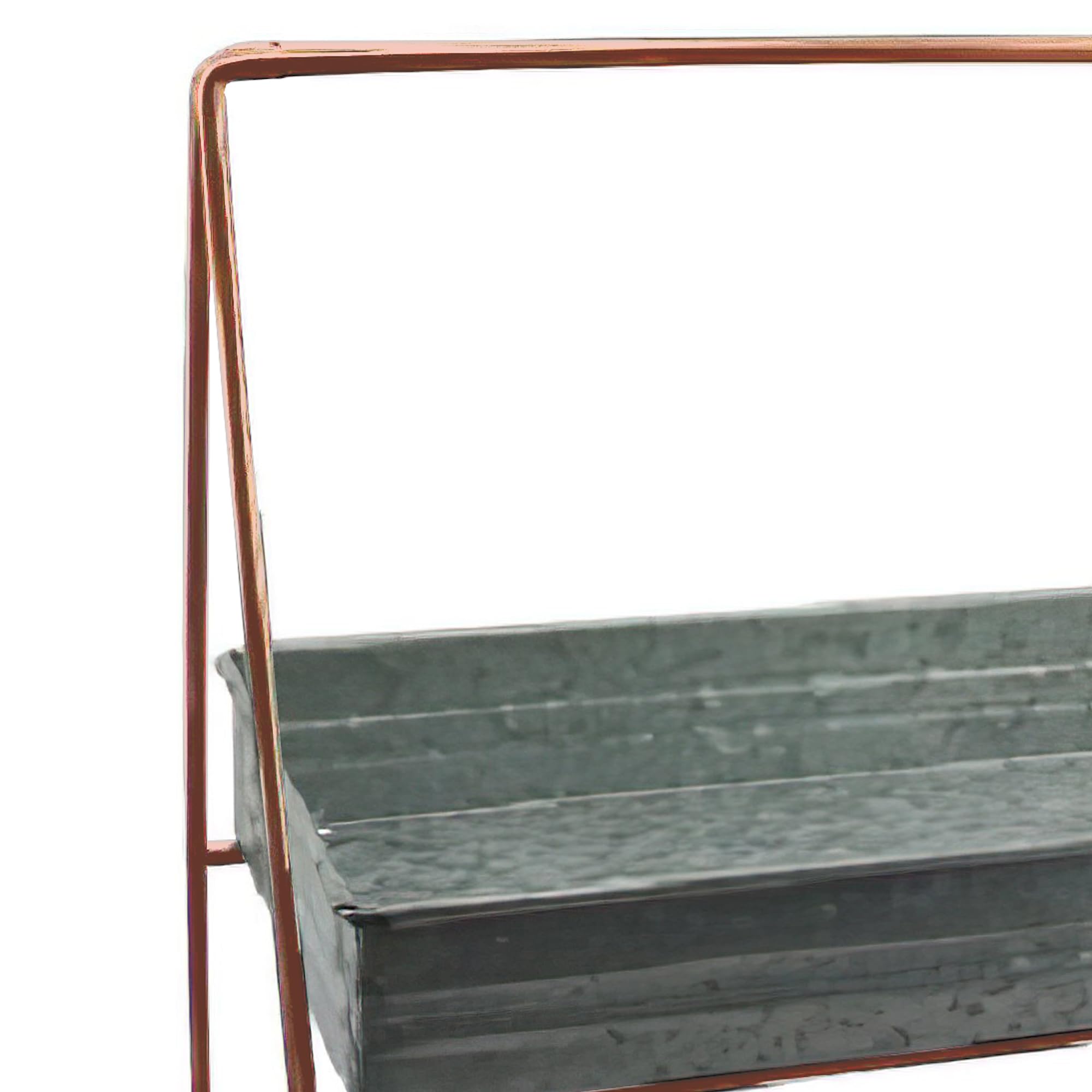 Rectangular Tiered Metal Serving Trays Maykoosh Naturally Nice