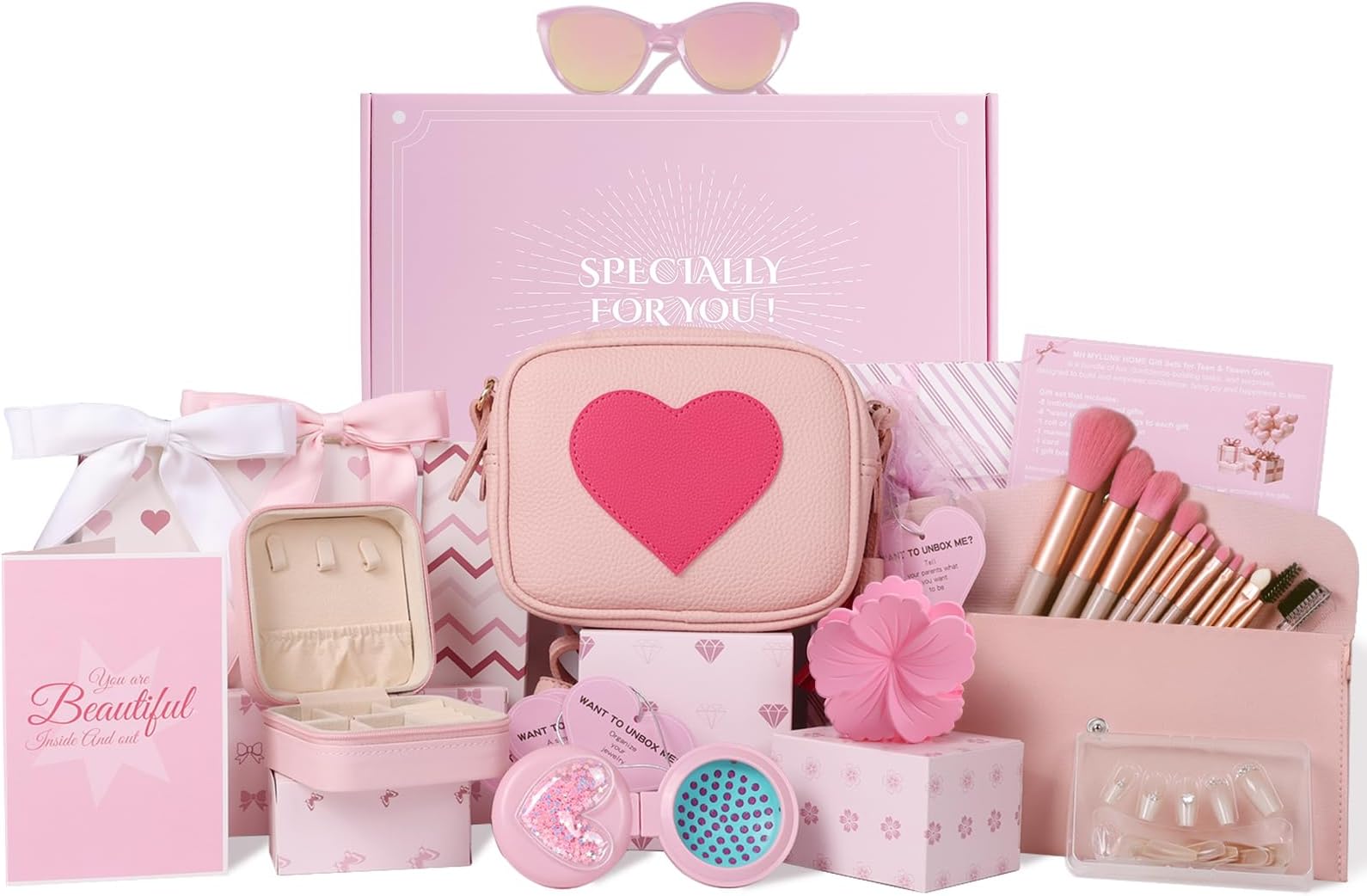 Amazon.com : Mark and Lola's Teen Gift Box for Girls with 12 Gifts in ...