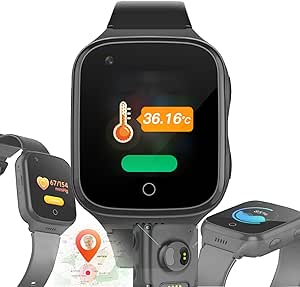 Bias&Belief Elderly Alarm Smart Watch with SOS Emergency Button Fitness ...