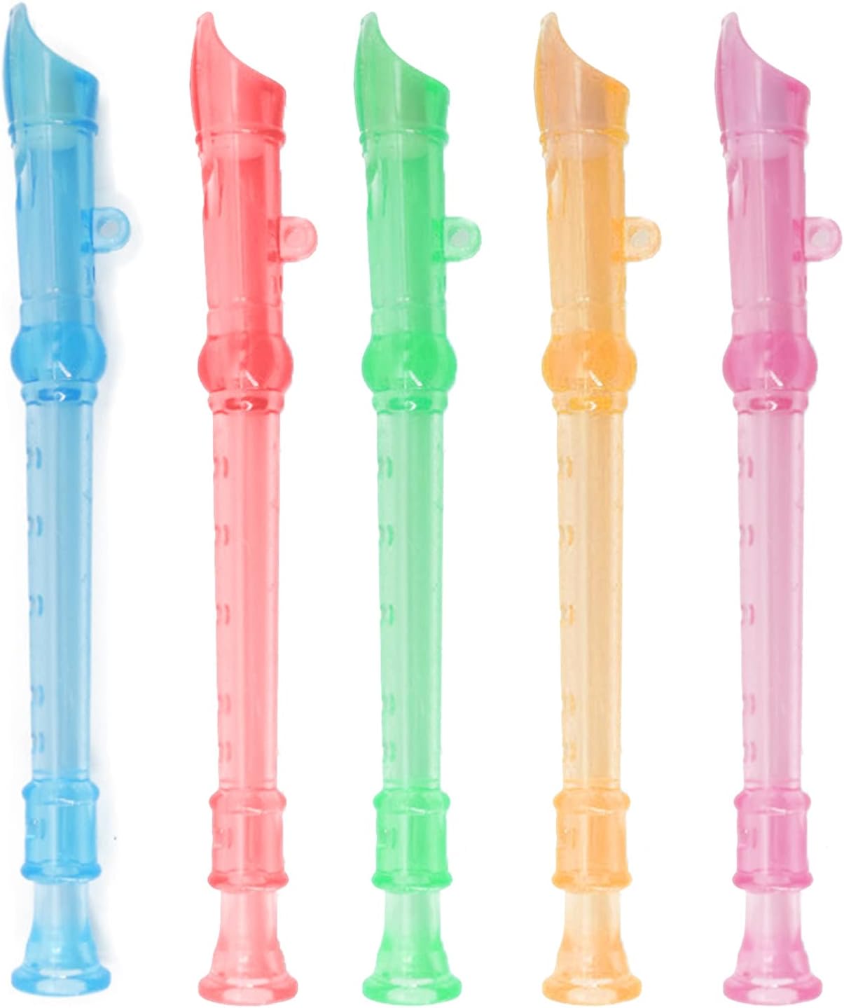 Amazon.com: porfeet Baby Musical Instrument Playing Music Toy Gift, 5Pcs Mini Toy Flute Whistle ...