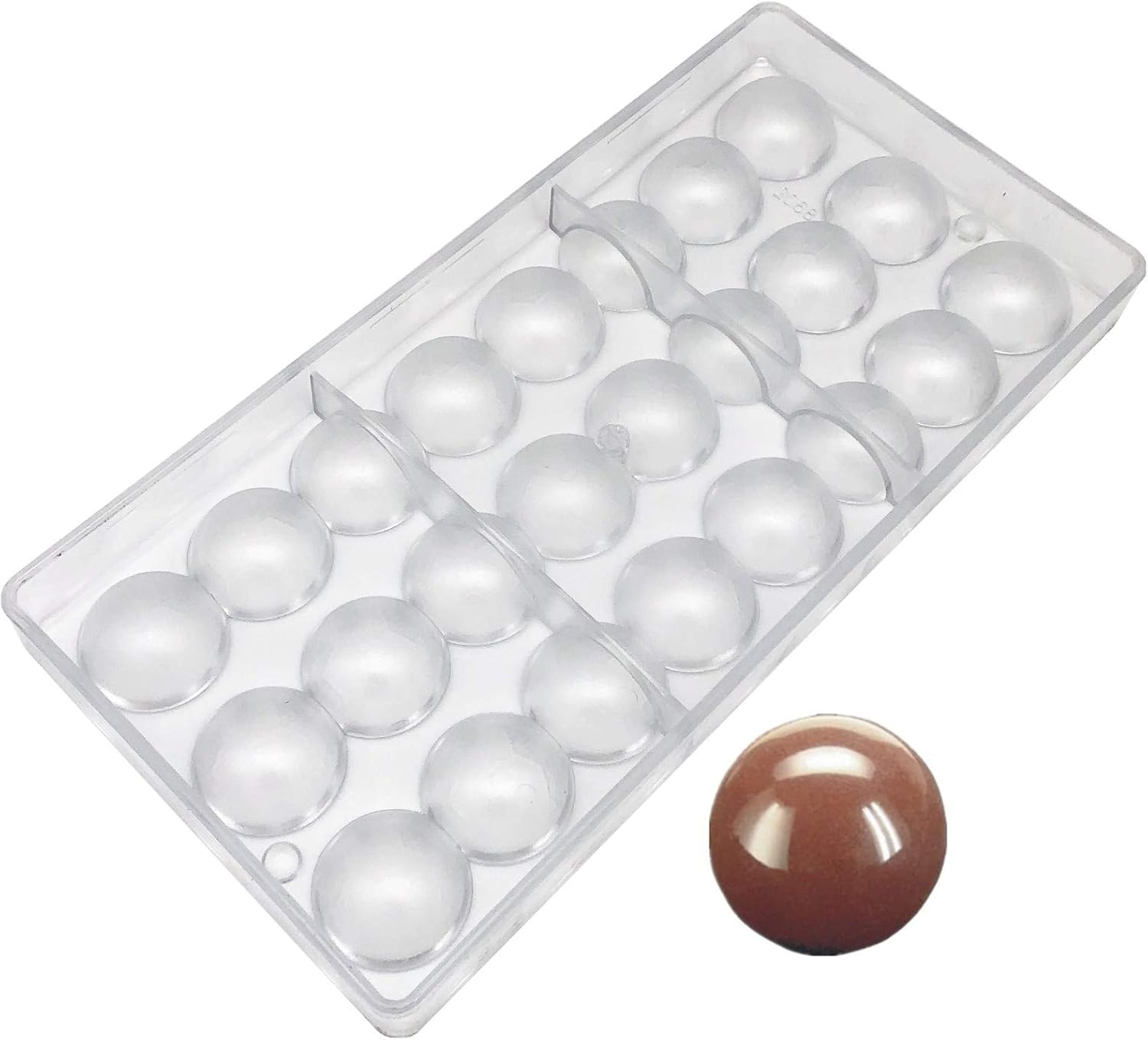 Amazon.com: Goldbaking Semi Sphere Chocolate Mould PC Polycarbonate ...