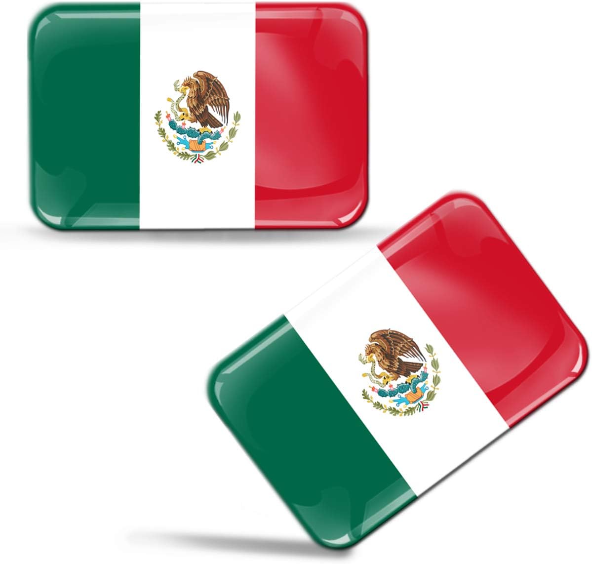 Amazon.com: Mexico Mexican Flag car Bumper Sticker Decal 5" x 3 ...