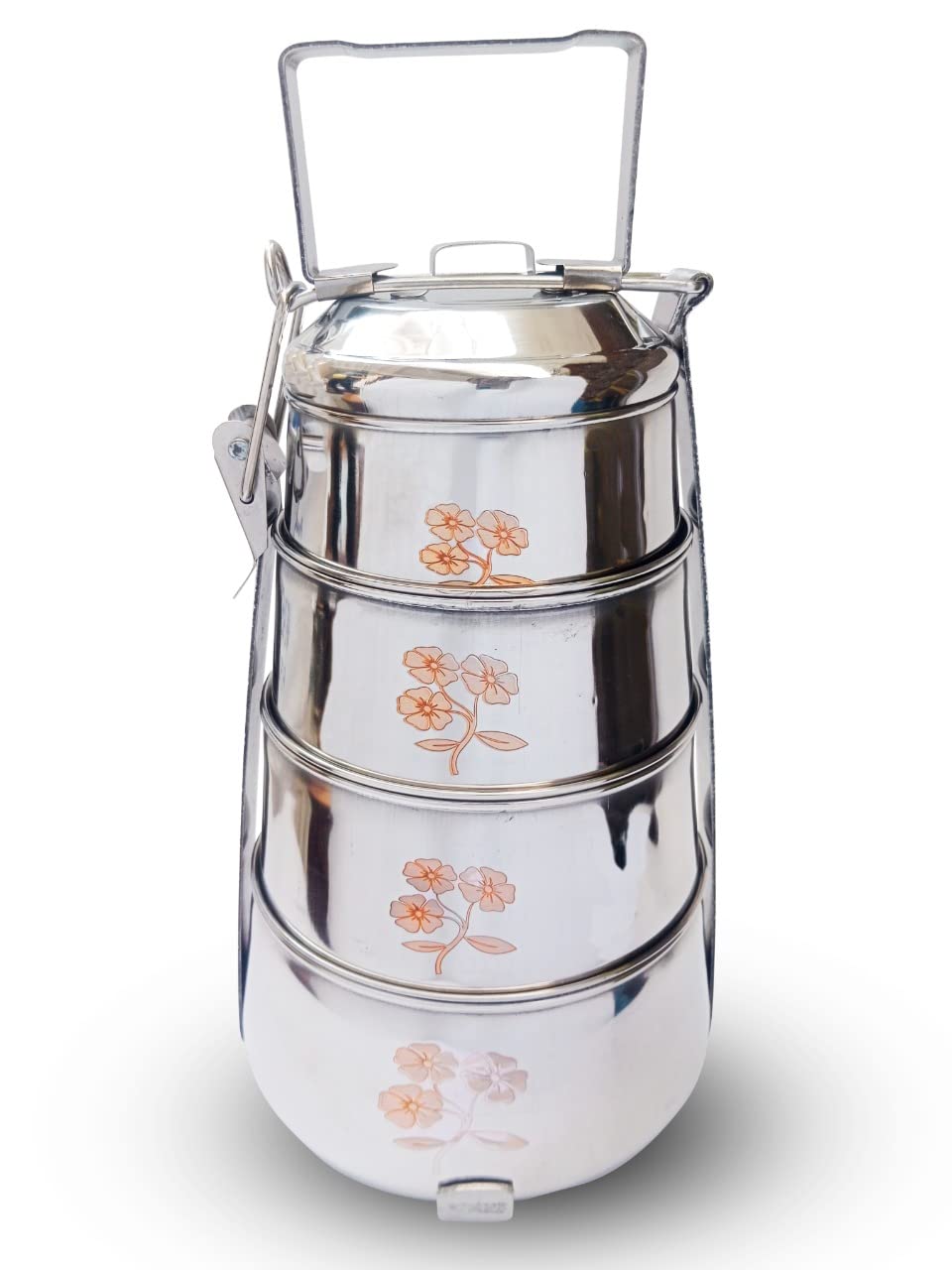 Buy Super HK Stainless Steel Pyramid Design Tiffin/Carrier for Office ...