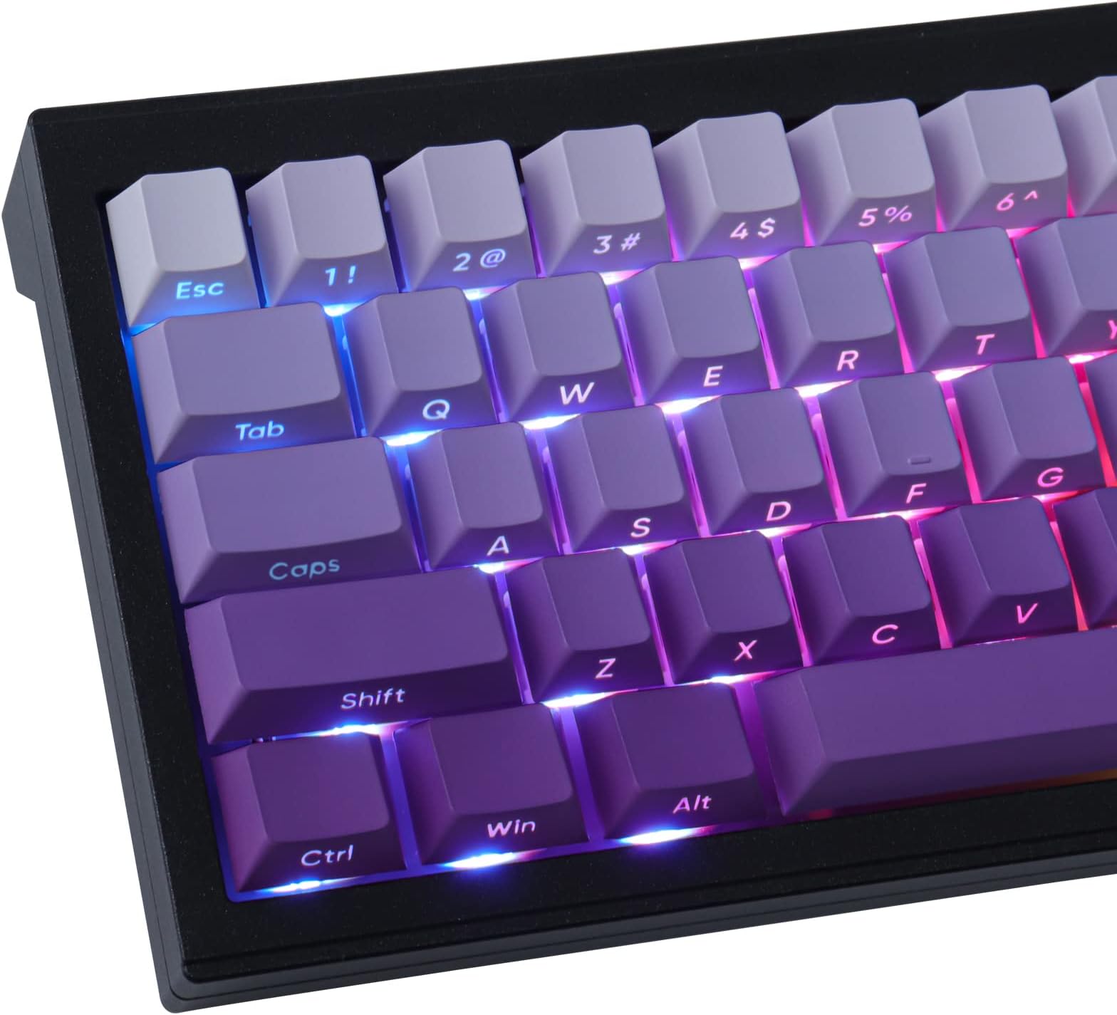 Keycaps PBT Letter Side Engraved Transmit Light Keycaps ANSI&ISO UK ...