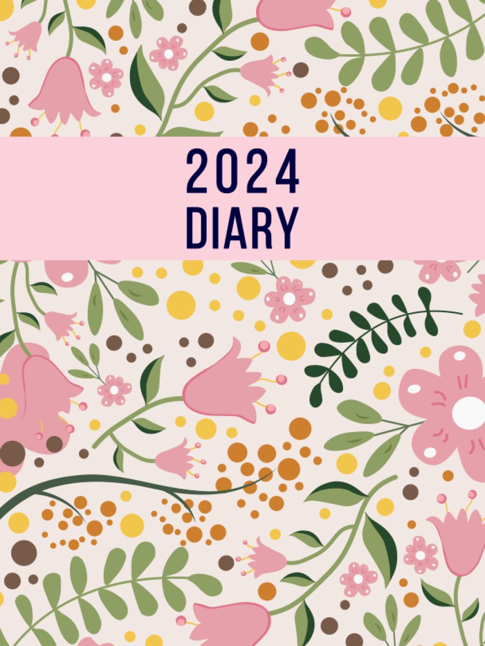 2024 Diary A4 Page A Day: One Page Per Day Daily Hardback Diary Planner ...