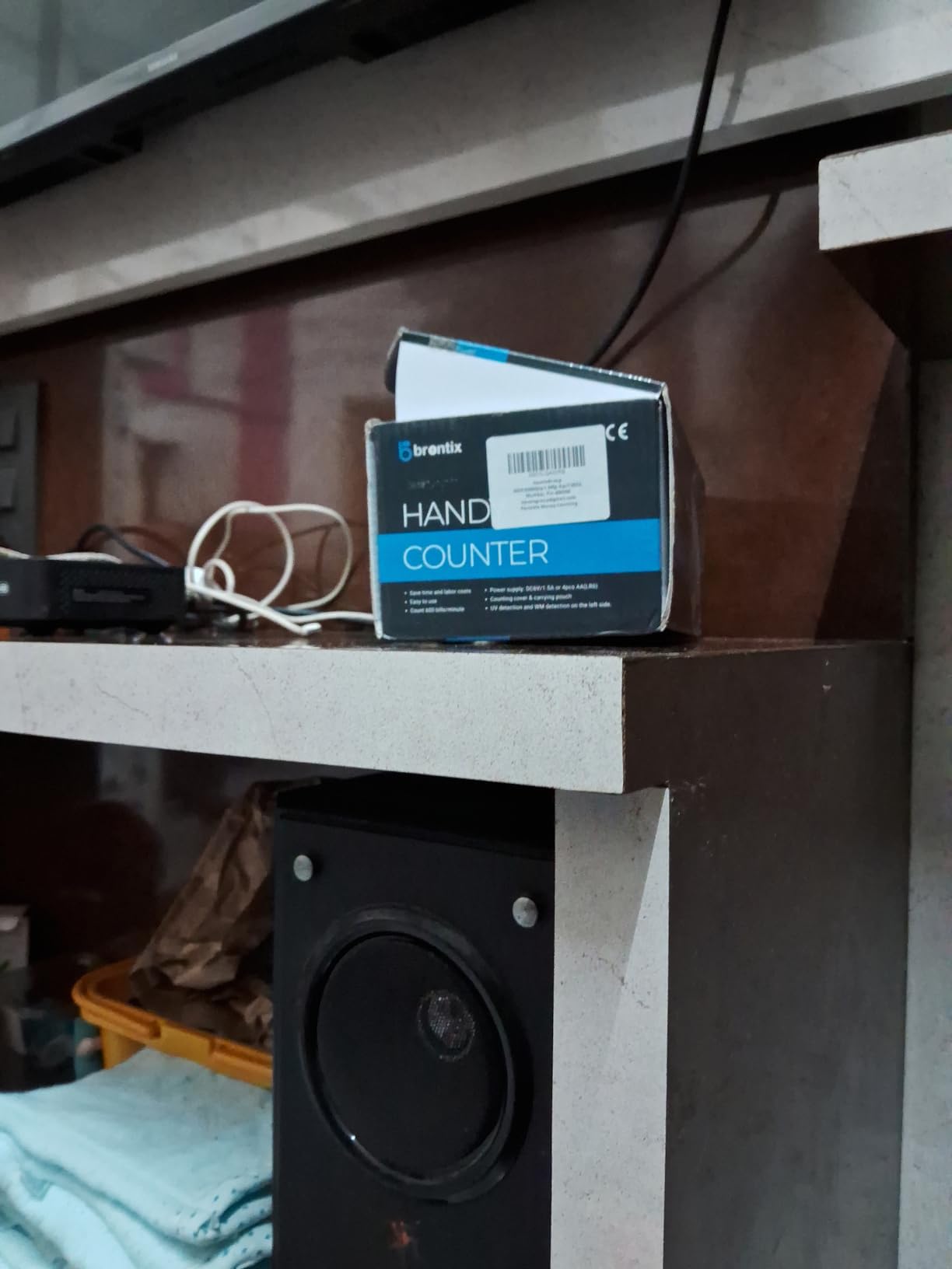 BRONTIX Portable LED Display Mini Best Money Counting Machine for Home ...