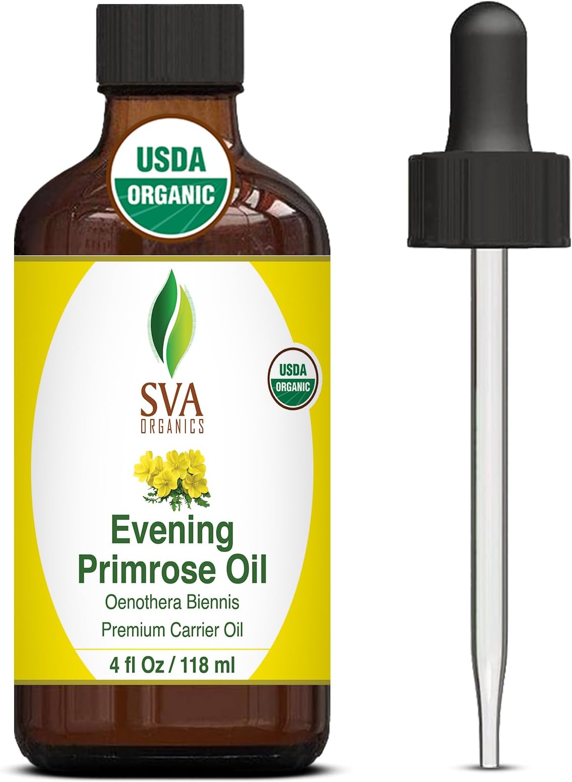 Amazon.com : Evening Primrose Oil 2 fl. oz. Cold Pressed 100% Pure ...