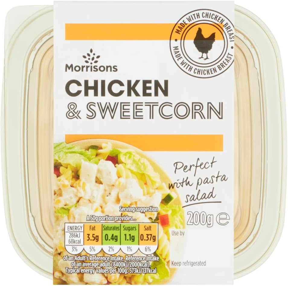 Morrisons Chicken & Sweetcorn, 200g : Amazon.co.uk: Grocery