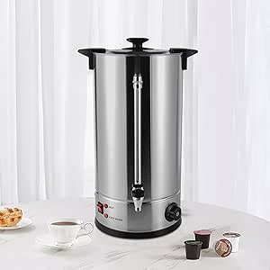 Amazon.com | JINHZIXIU 25L/6.6gal Commercial Coffee Urn Stainless Steel ...