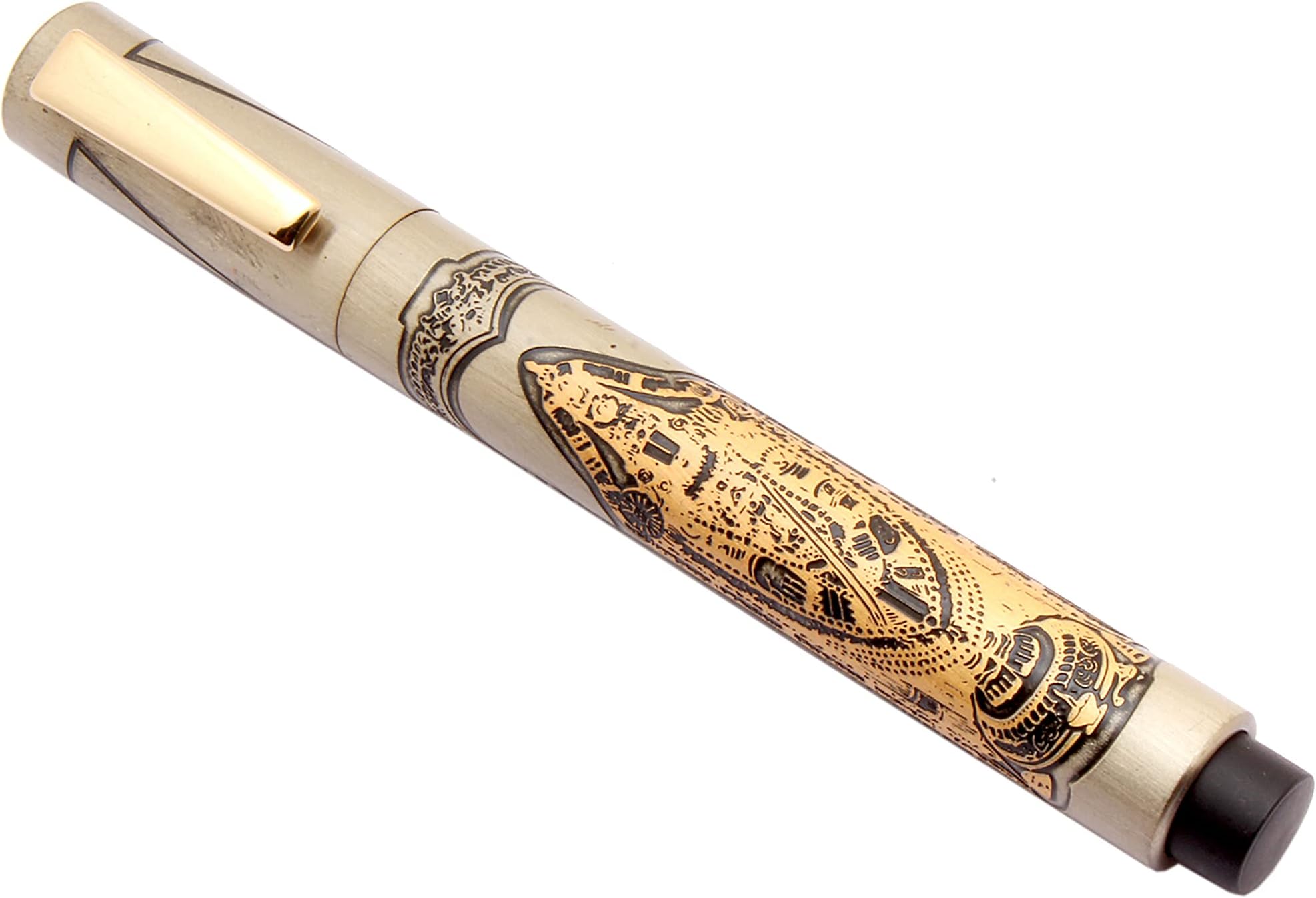 Ledos Sumo Lord Tirupati Balaji Engraved Ball Point Pen Golden Trims ...