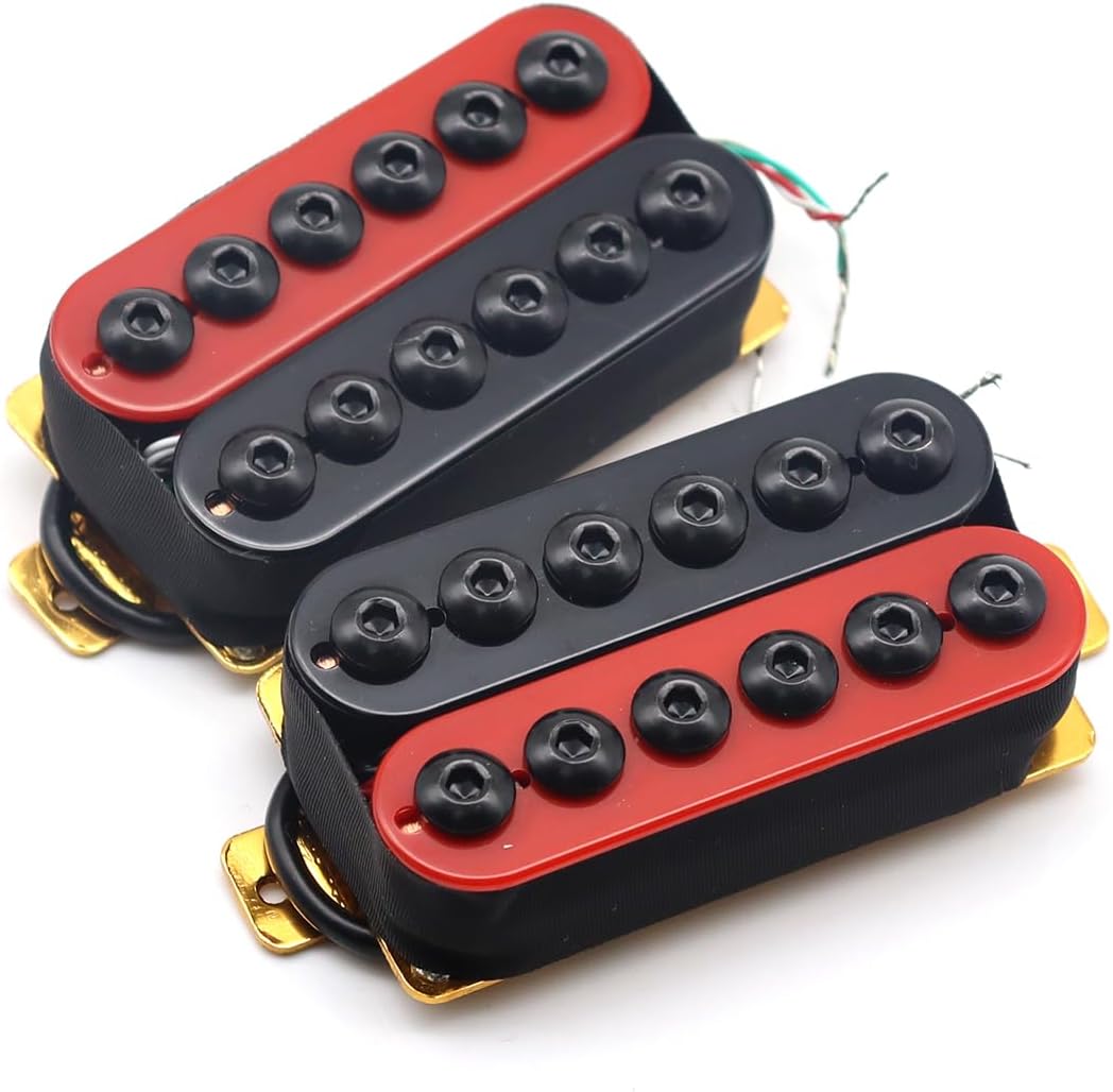 Amazon.com: High Output Invader style Guitar Humbucker Pickups Ceramic ...