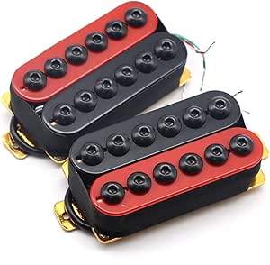 High Output Invader style Guitar Humbucker Pickups Ceramic Magnet Neck ...