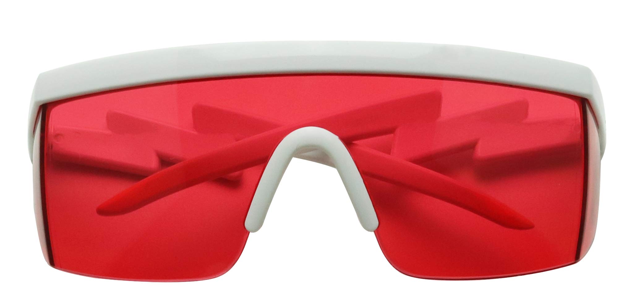 Snapklik.com : ShadyVEU Semi Rimless Neon Rainbow Sunglasses Mirrored ...