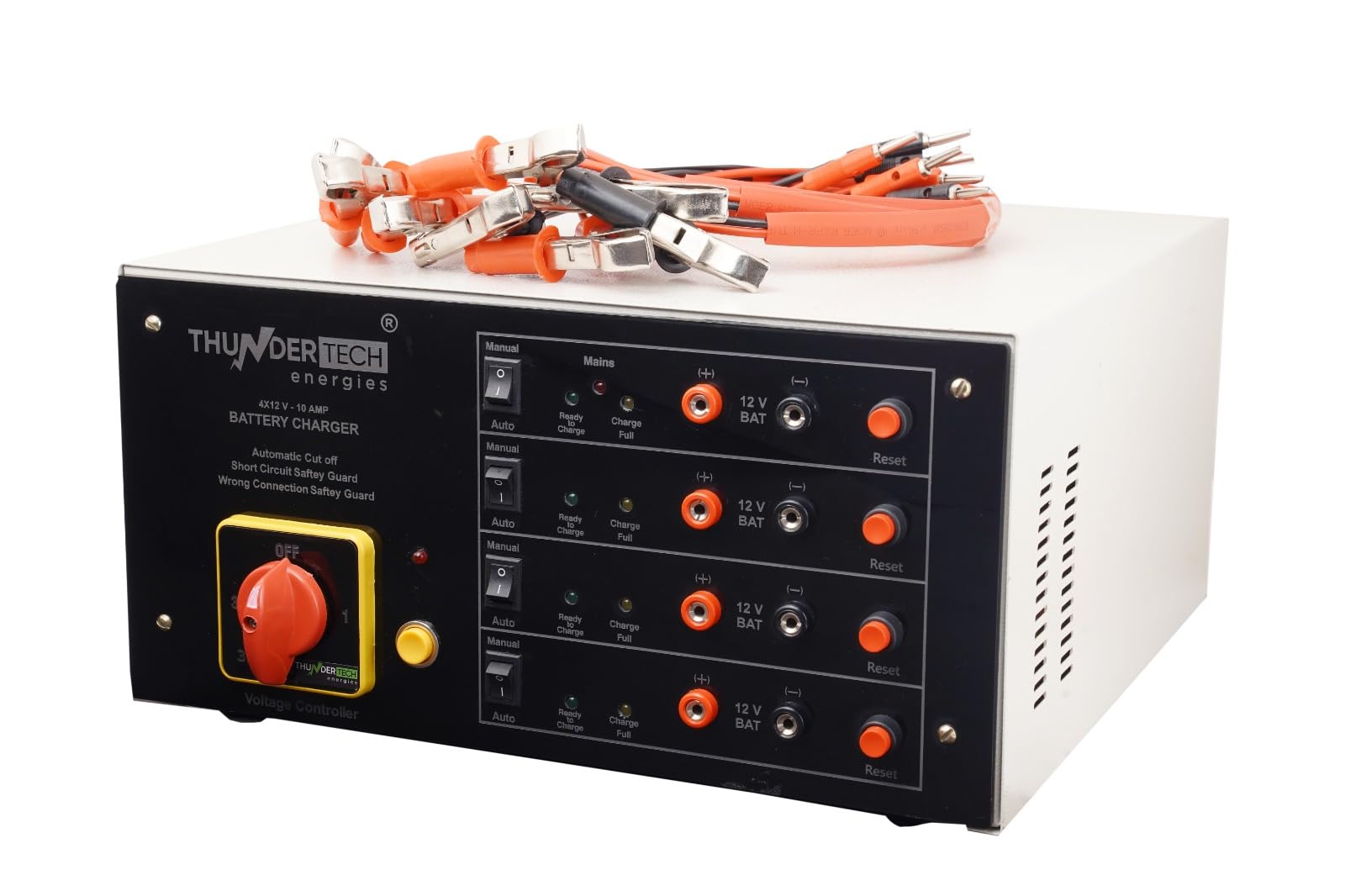 Buy THUNDER TECH |10AMP 12 V Automatic Battery Charger | 10 Amp 4 ...