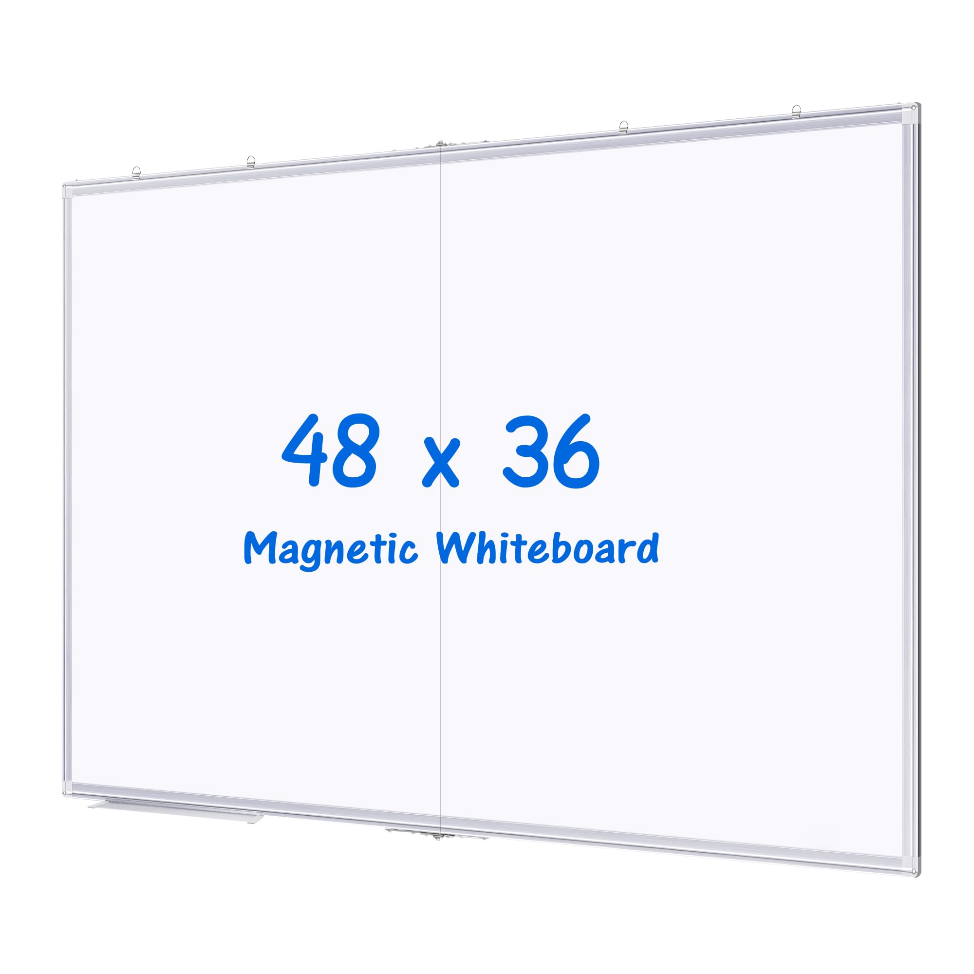 Maxtek Magnetic Dry Erase White Board 48 X 36 Inches, Double Sided ...
