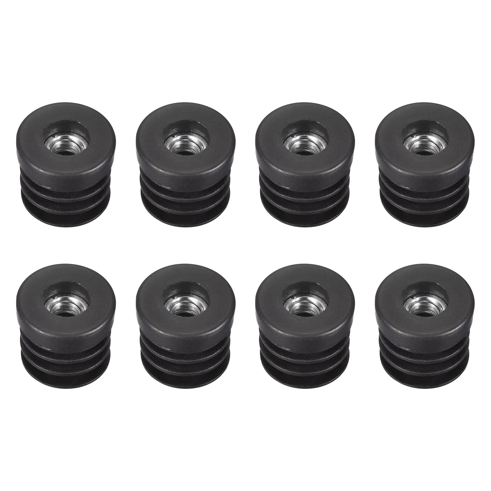 Amazon.com: uxcell 8Pcs Inserts for Round Tubes with M8 Thread, for ...