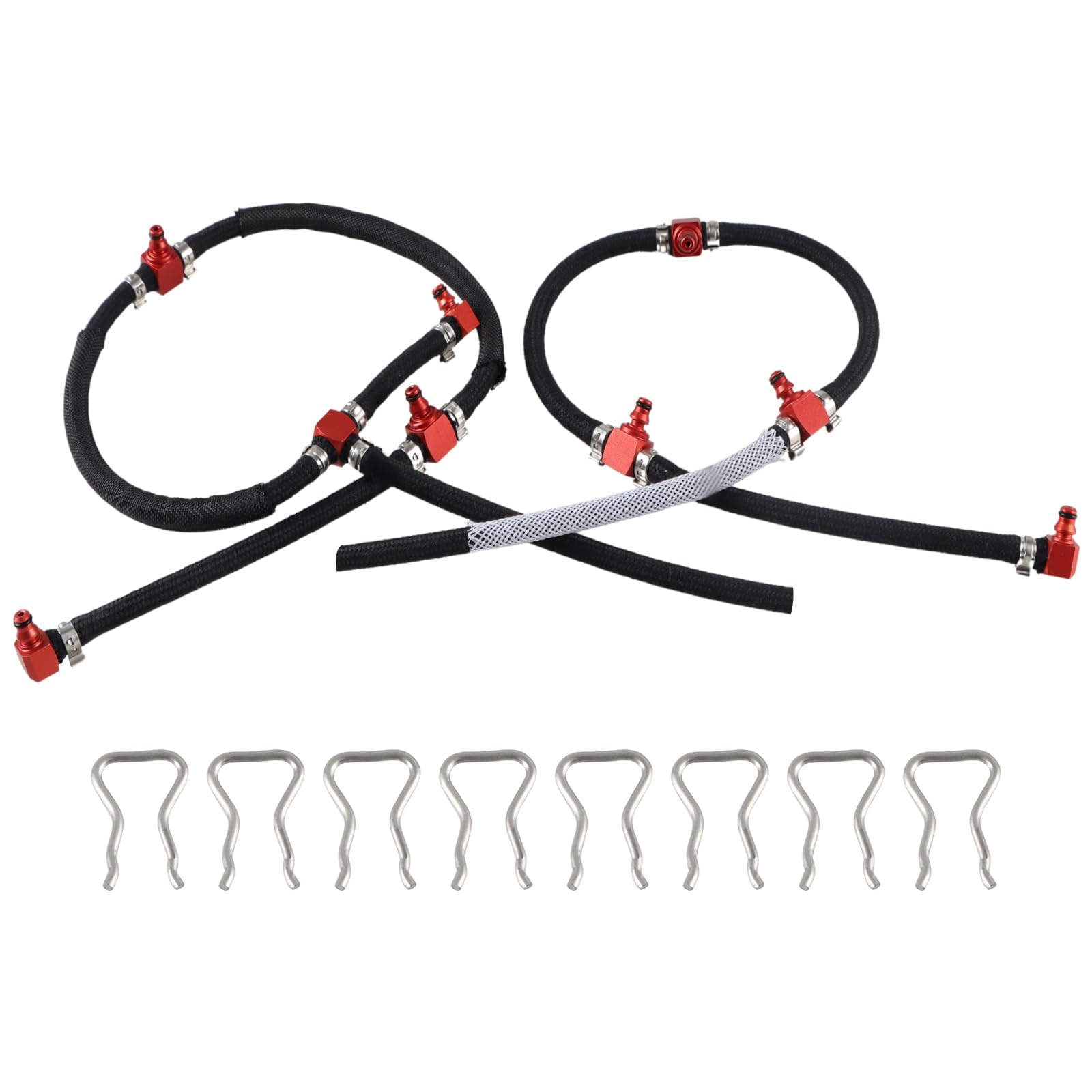 Amazon.com: KPALAG Set of Diesel Fuel Injector Fuel Return line ...