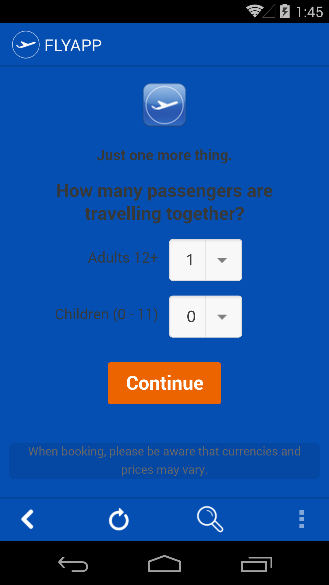 FLYAPP - Best Flight Search Engine - App on Amazon Appstore