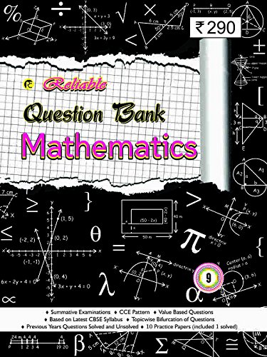 Amazon.in: Buy RELIABLE QUESTION BANK MATHEMATICS CLASS 9 EDITION 2017 ...