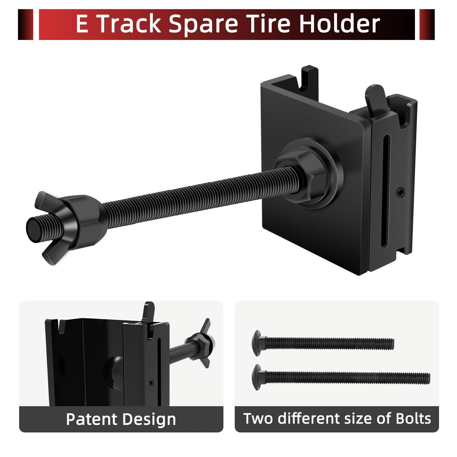 Snapklik.com : E Track Spare Tire Holder Mount For Enclosed Trailers, E ...