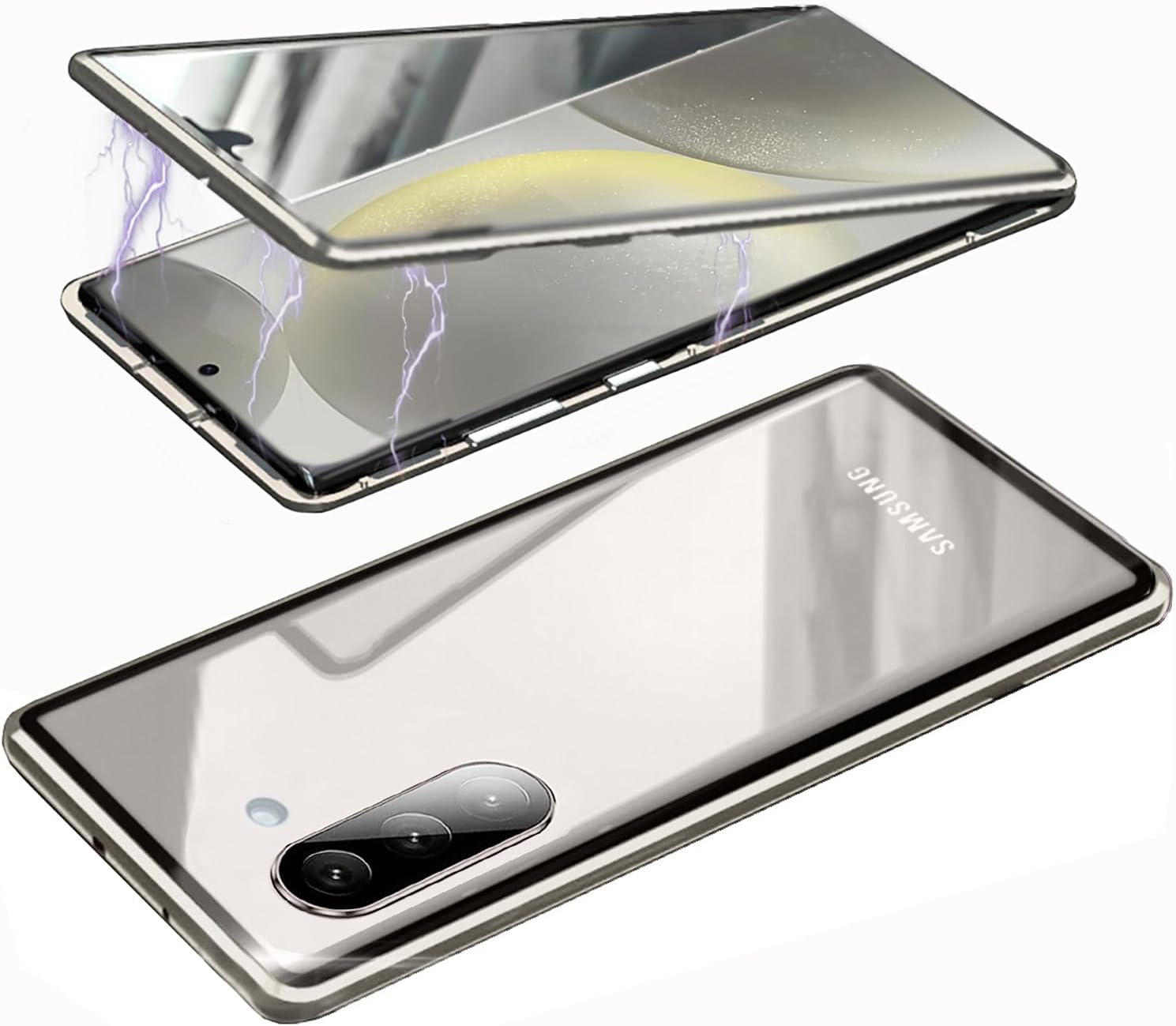WEYNRBOX Galaxy S24 Plus Case,Samsung S24+ Magnetic Adsorption Double ...