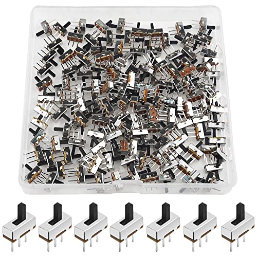 Snapklik.com : 150 PCS 3 Pin 2 Position 1P2T SPDT Vertical Micro Slide ...