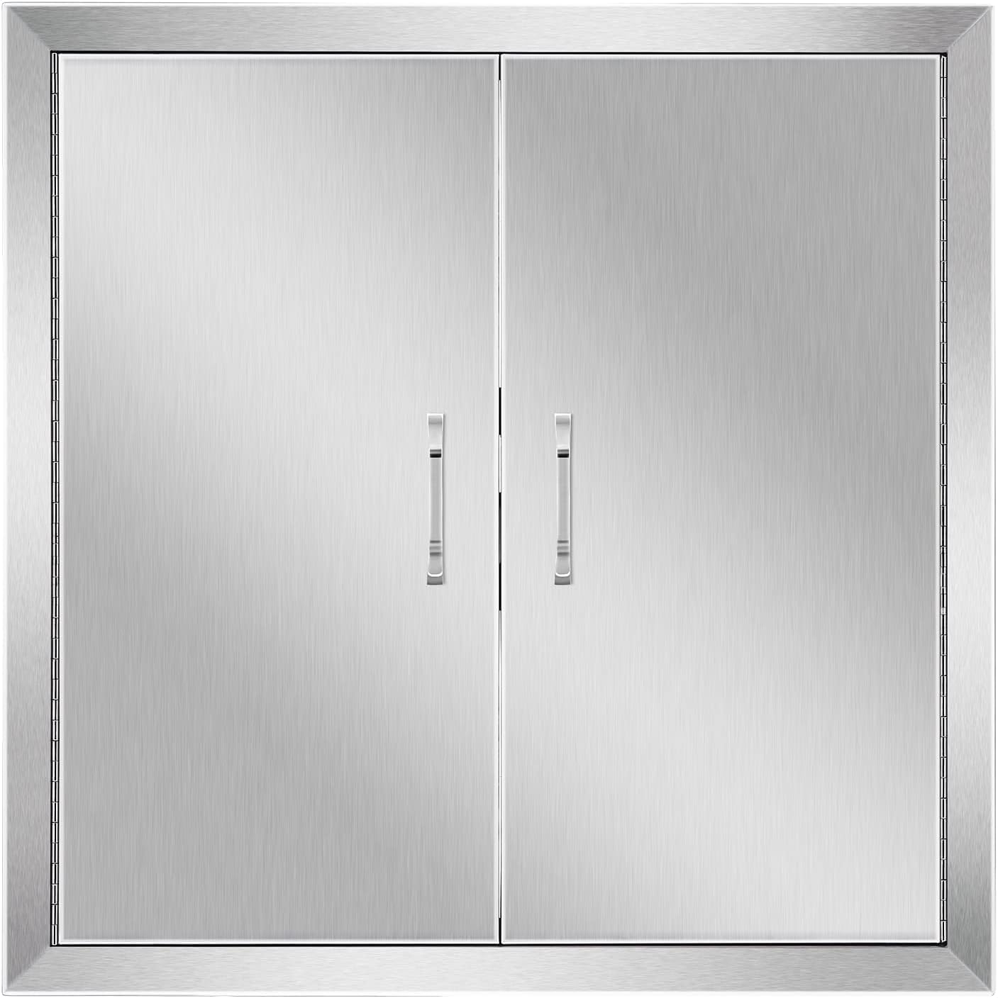 Amazon.com : Anfrere 16.85" W x 24" H Outdoor Kitchen Door, Premium 304 ...