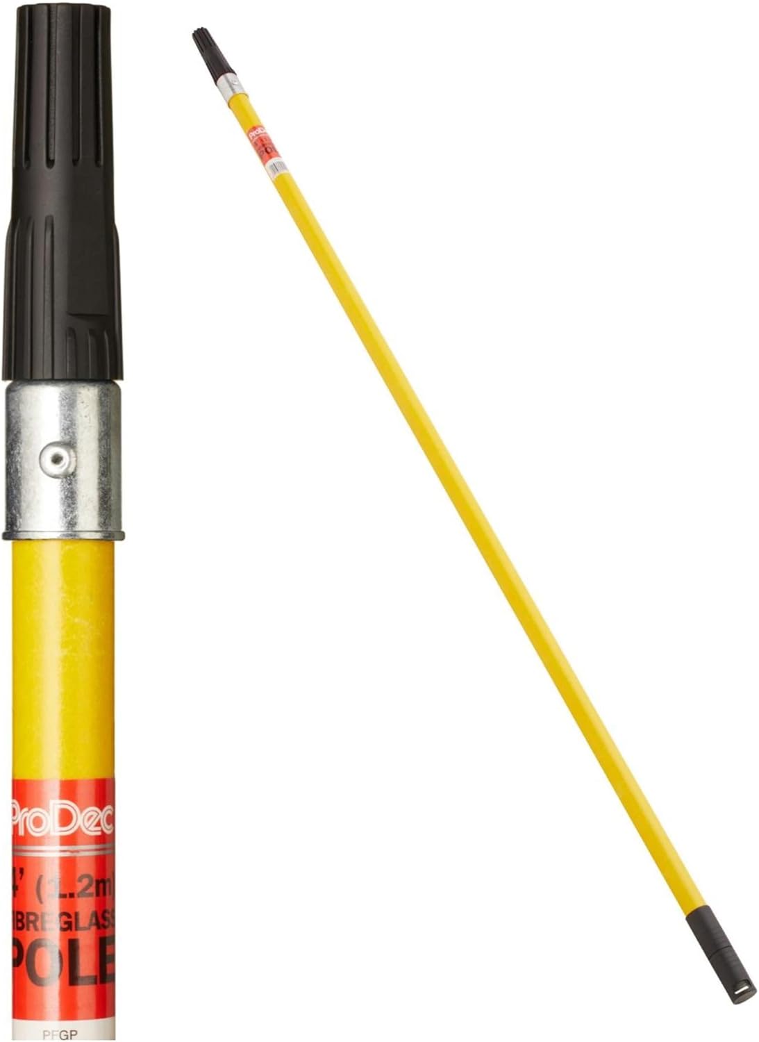 ProDec 4' Fixed Length Fibreglass Extension Pole with Screw Fitting ...
