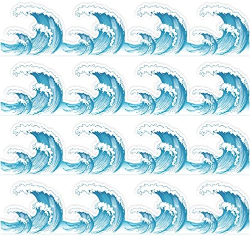 Amazon.com : Whaline 69Ft Waves Bulletin Board Border 60Pcs Ocean Beach ...