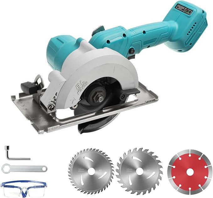 Mini Brushless Circular Saw, Cordless Hand Circular Saw on Battery for ...