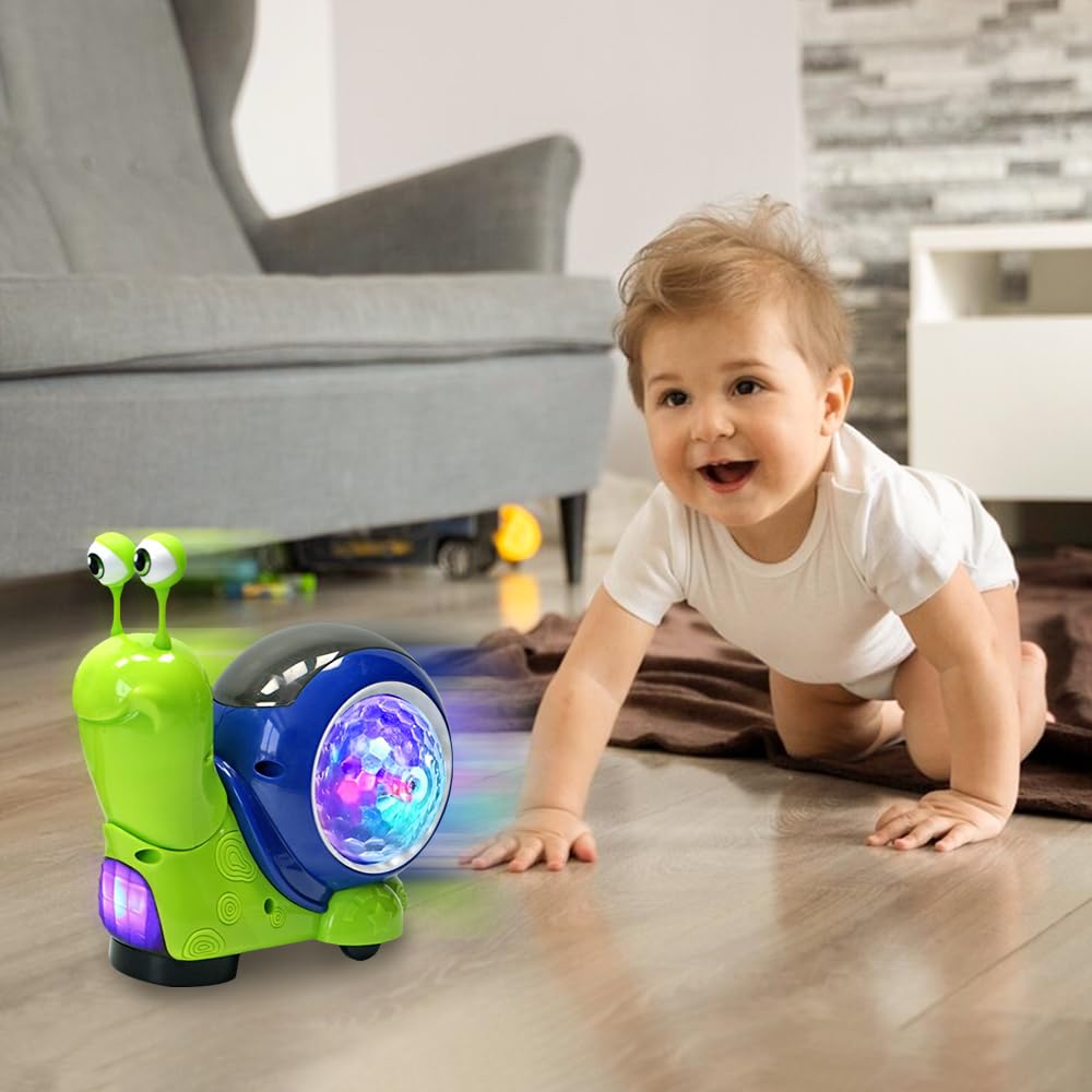Snapklik.com : HOAIME Luminous Snail Toy, 2025 New Crawling Snail Toys ...