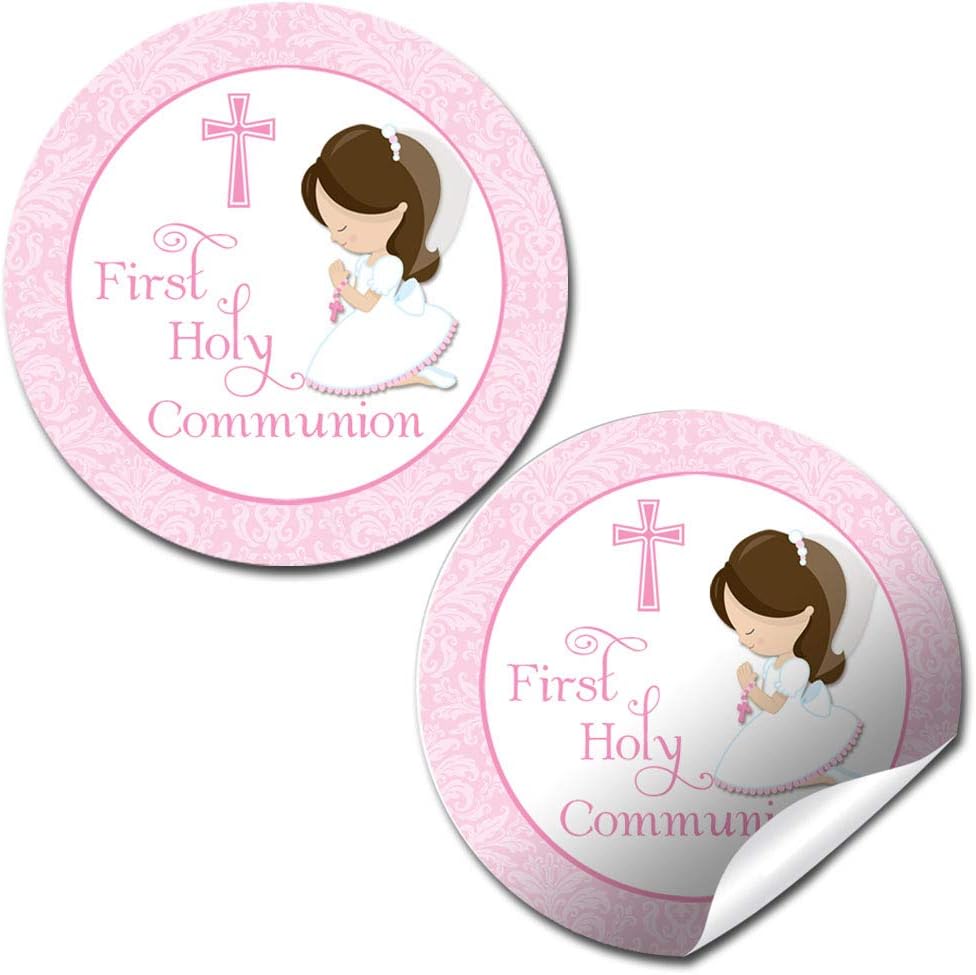 Amazon.com: First Communion Girl Sticker,Thank You for Coming to My ...
