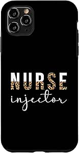 Amazon.com: iPhone 11 Pro Max Nurse Injector Leopard Aesthetic Nursing ...