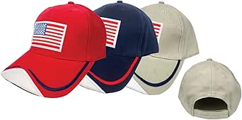 Headmost US Flag Cap 3-Packs (PROV V1) Multi at Amazon Men’s Clothing store
